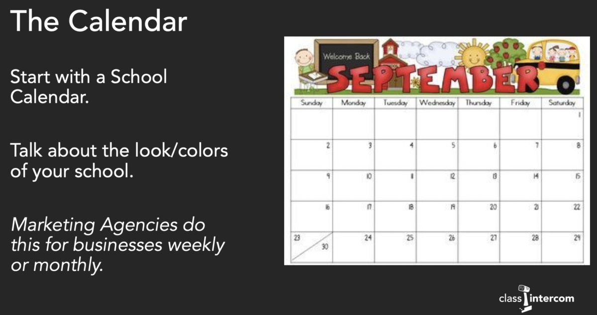 Back to school? Back to content. How to create a social media content ...