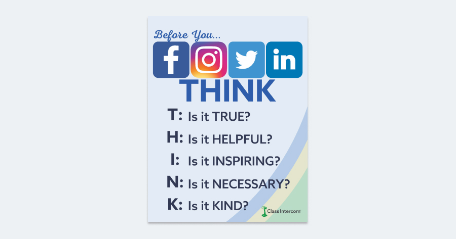 THINK Poster | Class Intercom