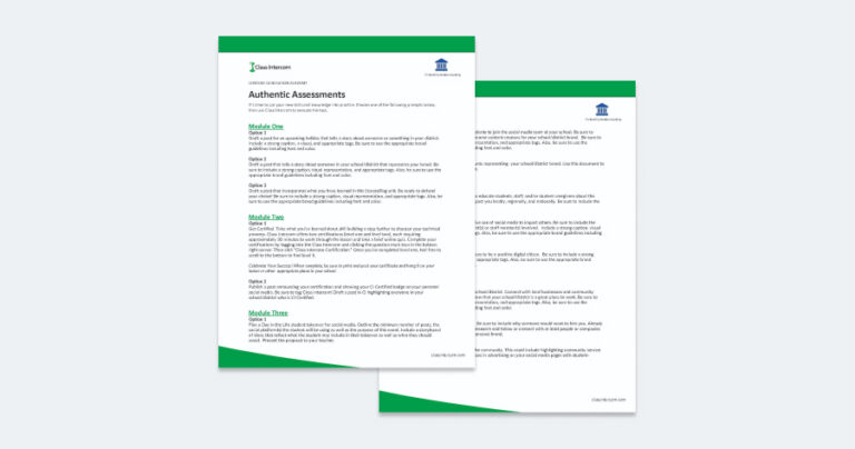 Authentic Student Assessment | Class Intercom