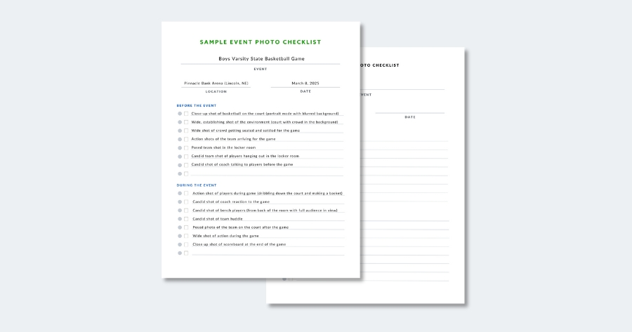 Sample Media List for Helping Your Content Team Capture Great Visuals ...