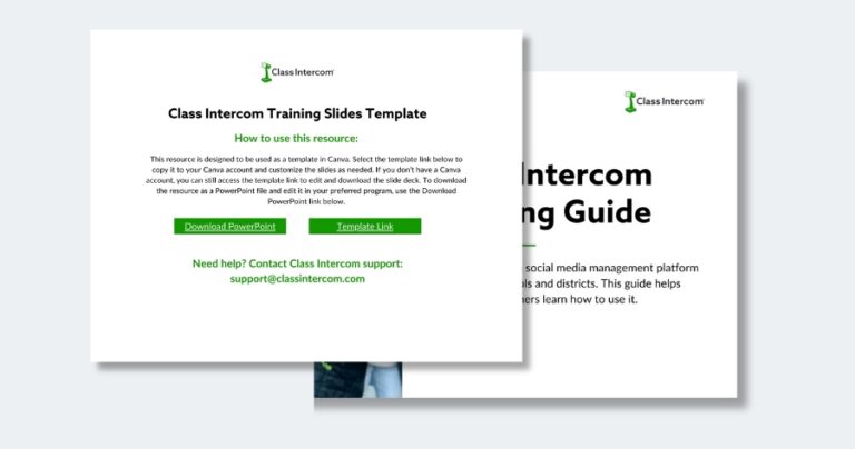 Class Intercom Training Slides Template | Class Intercom