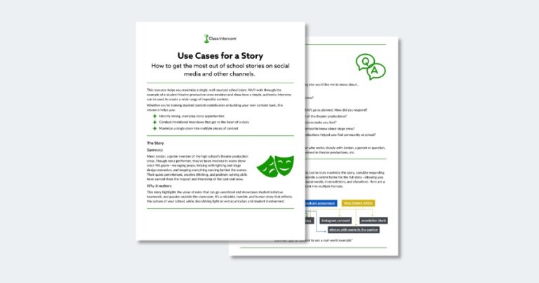Use Cases for a Story | Class Intercom